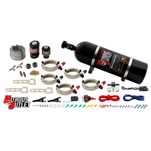 Nitrous Outlet Import EFI Dual Nozzle System - Gas/E85 (5-55psi)(70-20