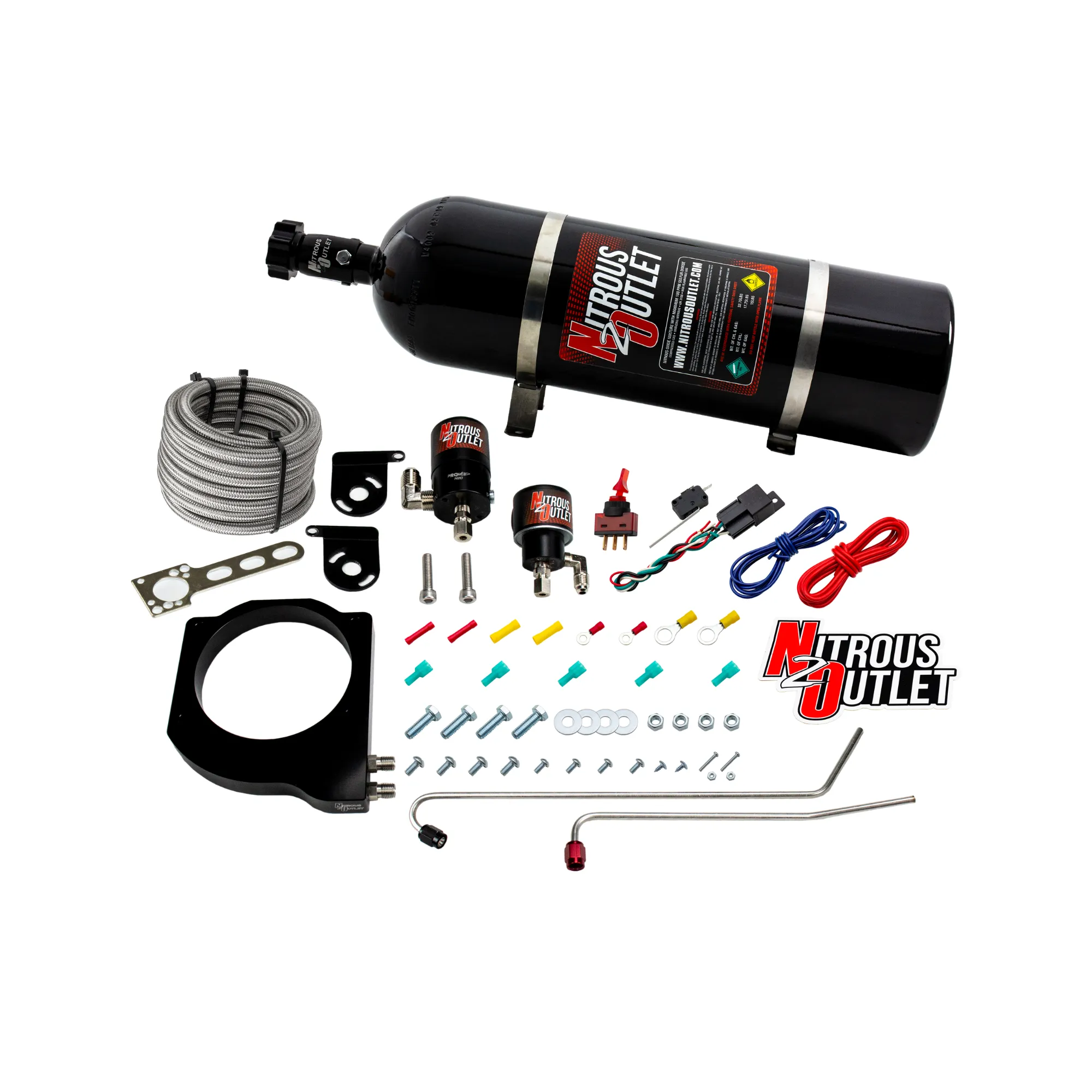 Nitrous Outlet GM BTR Equalizer 1 LS1/LS2 Throttle Body Plate System