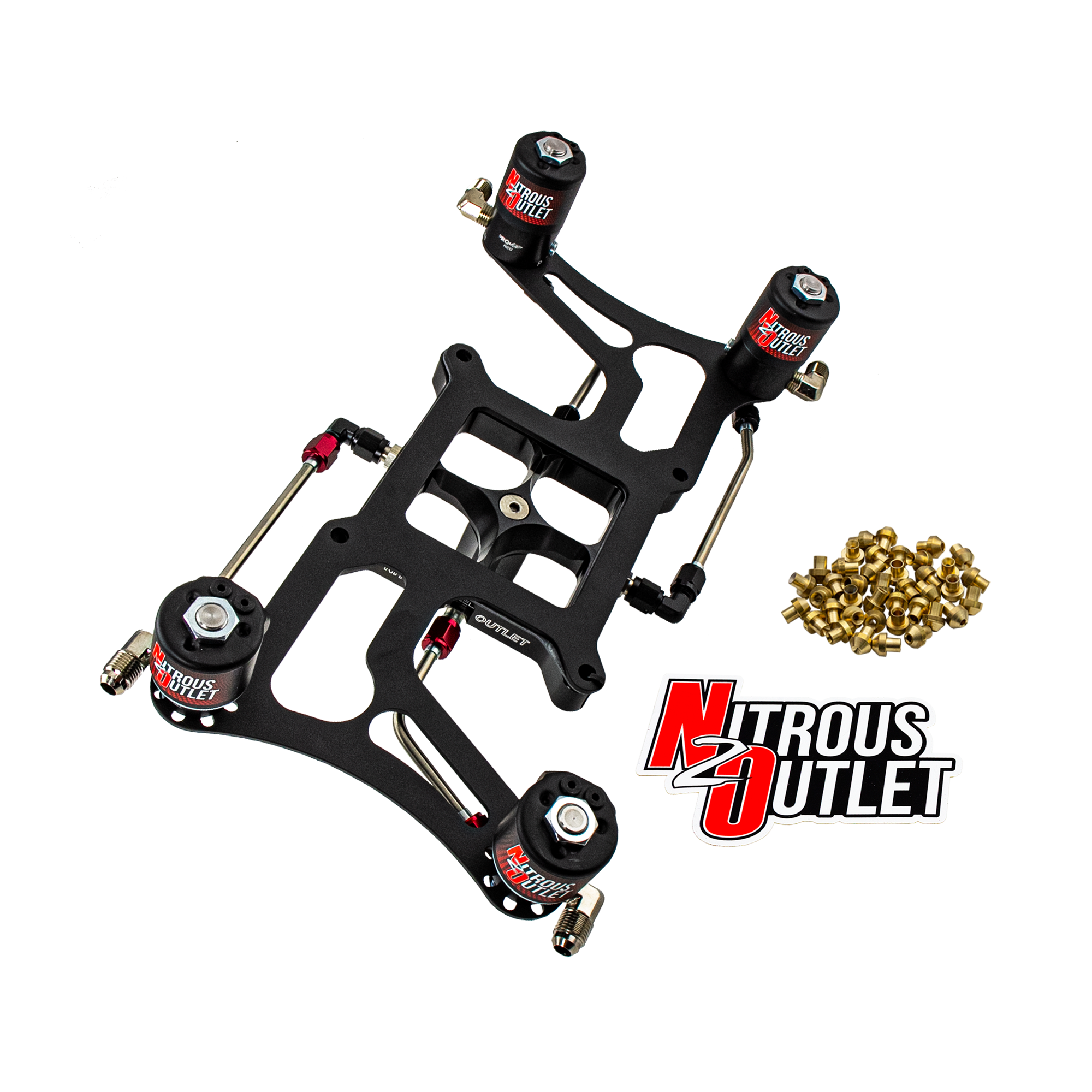 Nitrous Outlet 4150 Hornet 2 Dual Stage Solenoid Forward Conversion Ki