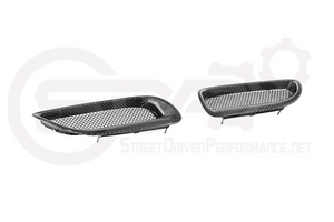 2004-2006 Pontiac GTO | CARBON FIBER Front Bumper Grille Inserts Repla